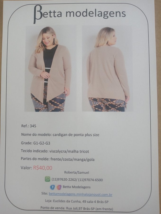 Catálogo Digital de BETTA MODELAGENS